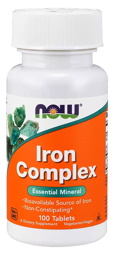 Iron Complex (100 tab.) - Now Foods