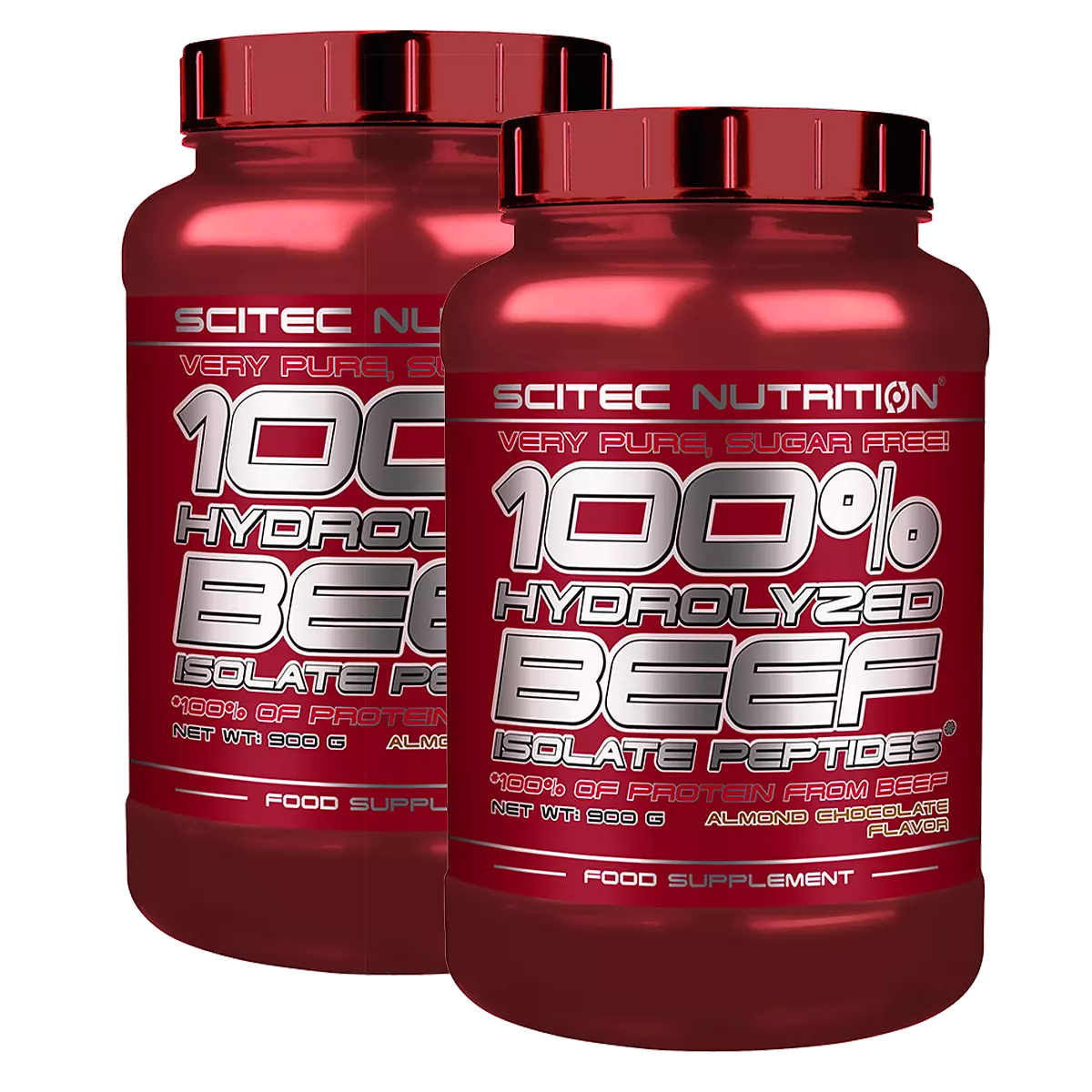 100% Hydrolyzed Beef Isolate Peptides (2x0,9 kg) (2x0,9 kg) - Scitec ...