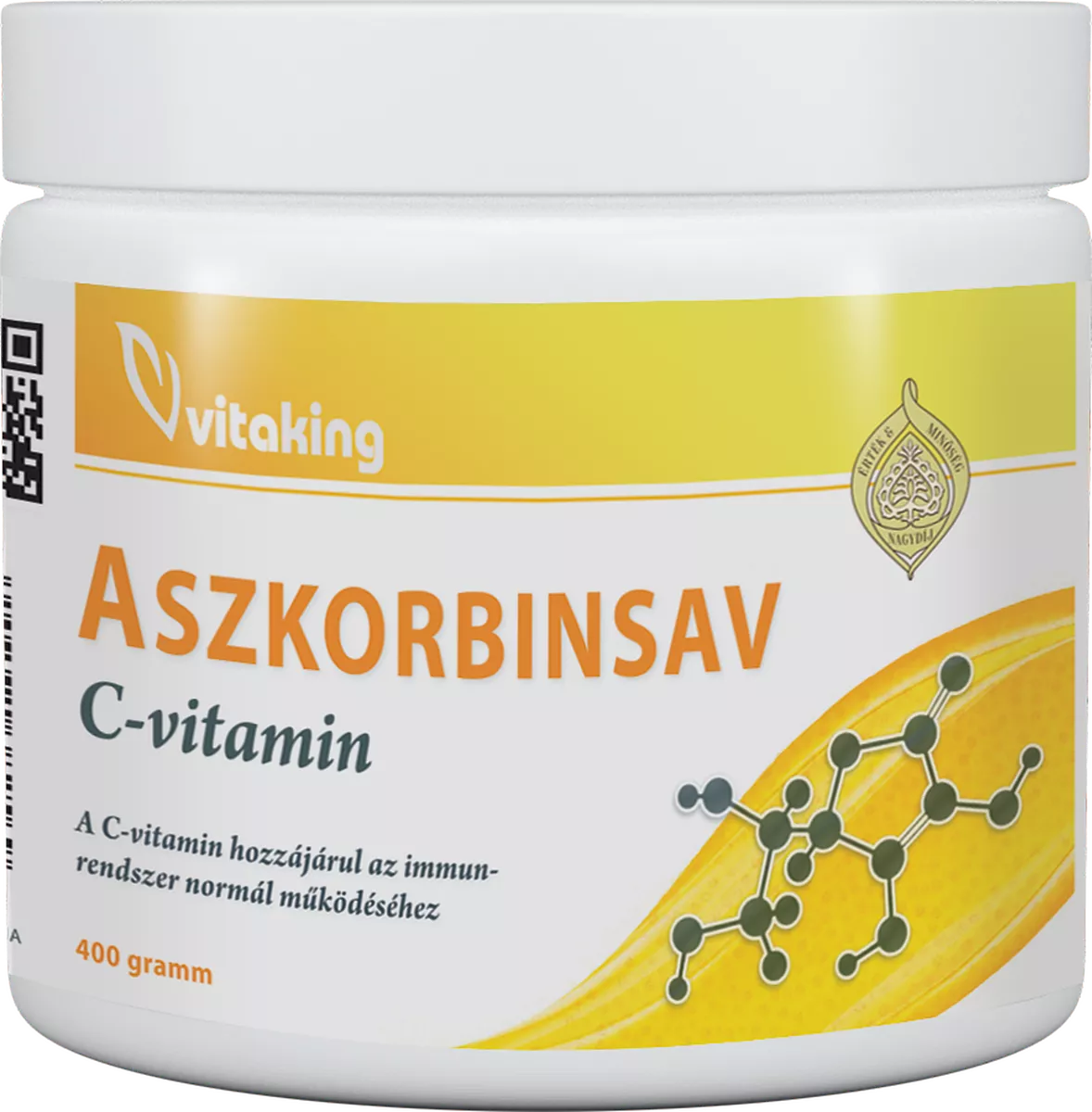 Ascorbin-sav (C-vitamin) (400 gr.) - VitaKing